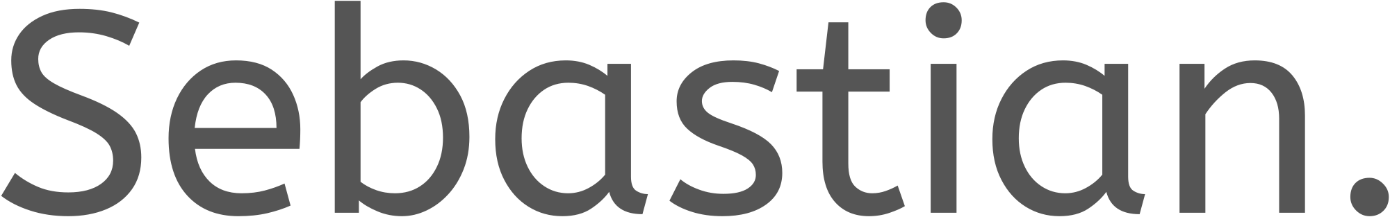 Sebastian - Portfolio